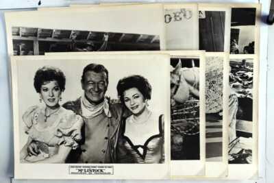 PHOTO CARDS - McLINTOCK - 1963 - lobby card size - set of 8 - Maureen O ...