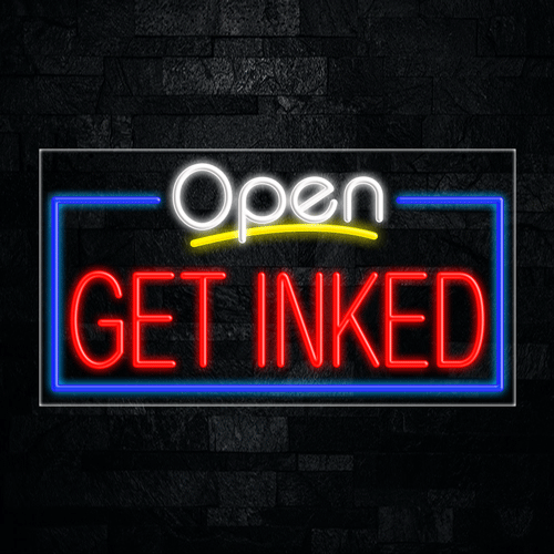 Get Inked LED Neon Sign 33"L x 18"H #35735 | eBay
