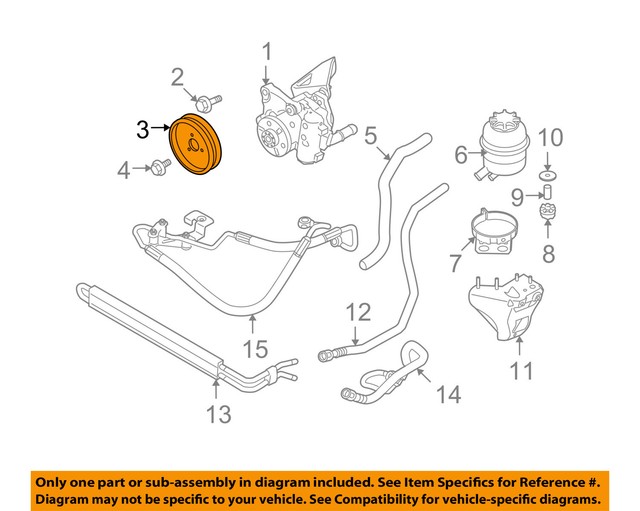 Genuine OEM Power Steering Pump Pulley for BMW 32427553955 for sale ...