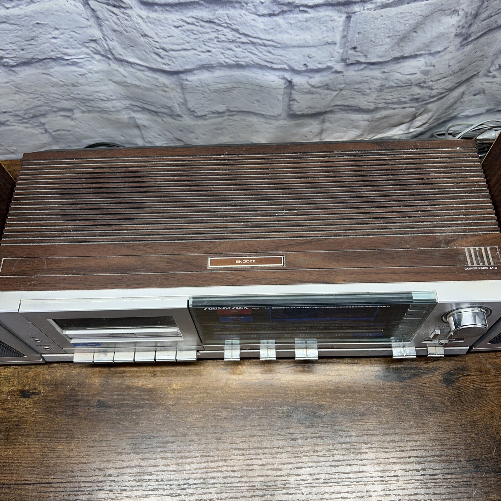 Vintage Rare Soundesign AM/FM Stereo System Cassette Model 3893 ...