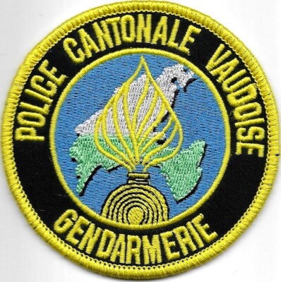 SCHWEIZ Kantonspolizei VAUD Cantonale Police VAUDOISE Patch Polizei ...