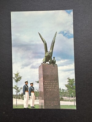 Postcard EAGLE AND EAGLETSUNITED STATES AIR FORCE ACADEMY Colorado R37 ...