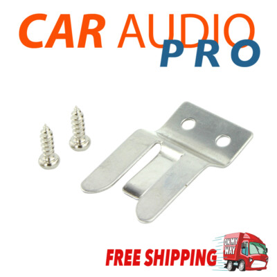 CB UHF RADIO MICROPHONE HOLDER CLIP SCREWS MIC BRACKET HAM CRADLE ...