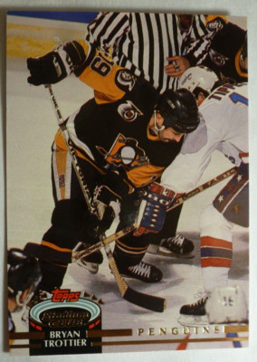 1992 Stadium Club Bryan Trottier HOF #26 Pittsburgh Penguins NM/M | eBay