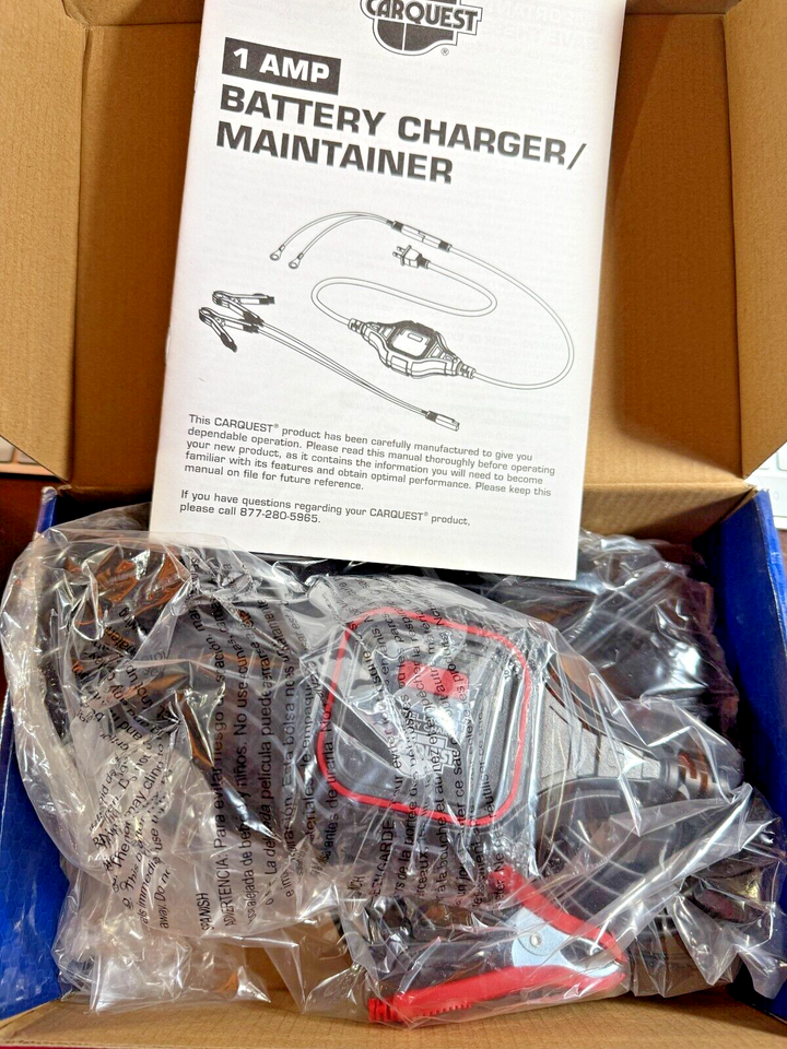 CarQuest CQ-10CR 1 Amp Battery Charter Maintainer LED 6V/12V | eBay