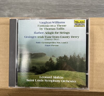 SAMUEL BARBER Vaughan Williams Tallis Fantasia & Barber Adagio CD Never ...