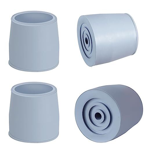 4 Pack Rubber Tips - Glides Universal Walker Replacement Legs Cane Tips ...