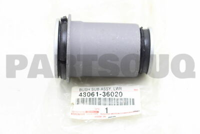 4806136020 Genuine Toyota BUSH, FRONT LOWER ARM, NO.1, RH/LH 48061 ...