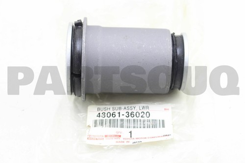 4806136020 Genuine Toyota BUSH, FRONT LOWER ARM, NO.1, RH/LH 48061 ...