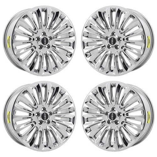 19" LINCOLN MKZ PVD BRIGHT CHROME-C WHEELS RIMS FACTORY OEM 3954 2013 ...
