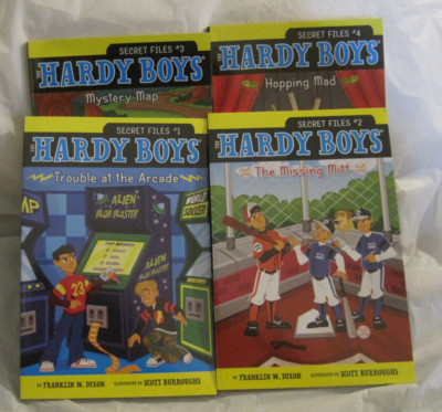 Lot of 4~Hardy Boys Secret Files series Chapter Books by Franklin W ...