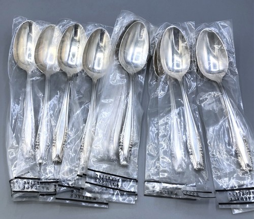 Stradivari by Wallace Sterling Silver set 8 Cream Soup Spoons 6", in ...