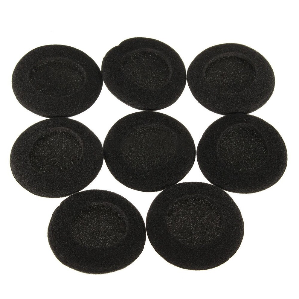 8pcs 6cm Sponge Replacement Earphone Ear Pads Covers Headphone Soft ...