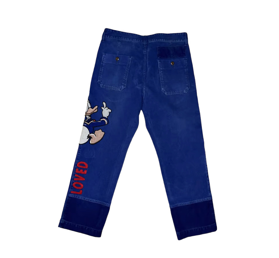 Gucci x Disney Donald Duck "Loved" Embroidered Denim … - Gem