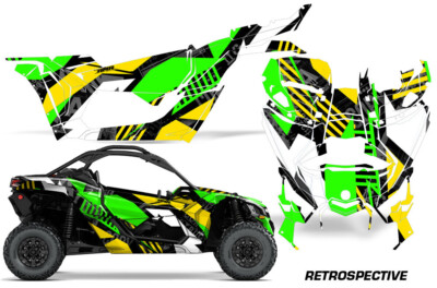 UTV Graphics Decals Stickers for Can-Am Maverick X3 XDS XRS 2DR 16-23 ...