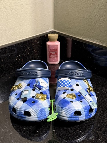 Bath & Body Works LIMITED EDITION Gingham Scented Crocs New M/6 W/8 New ...