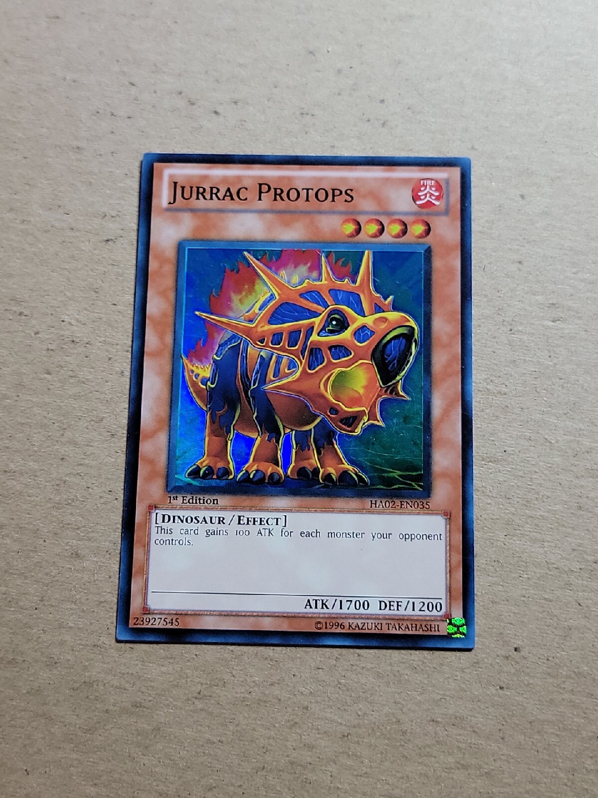 Jurrac Protops - HA02-EN035 - Super Rare - 1st Edition - YuGiOh-LP | eBay