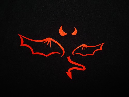 Red Evil Devil Logo Auto Car Vinyl Decor Graphics Removable Art Decal ...