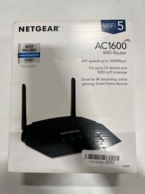 Netgear AC1600 Smart wifi router dual band R6260 | eBay