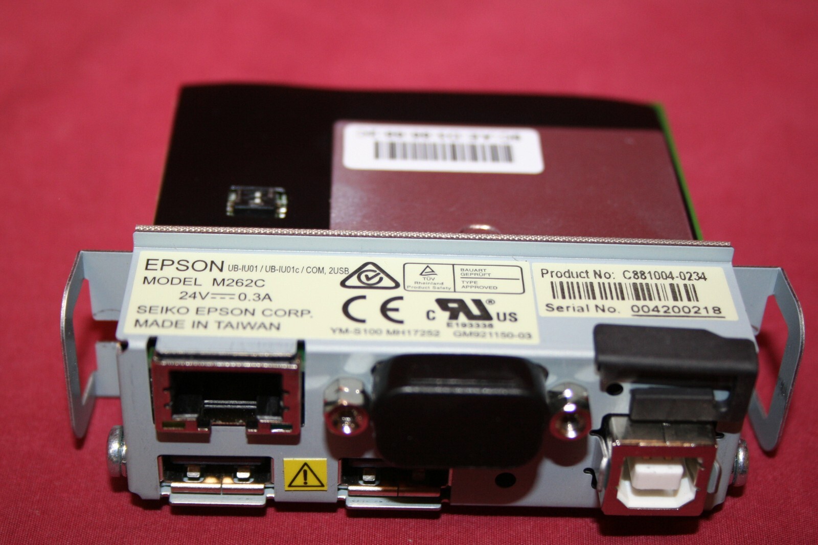 Epson UB-IU01C UB-IU01 Cloud Interface Card AWW1 with RTSC M262C | eBay