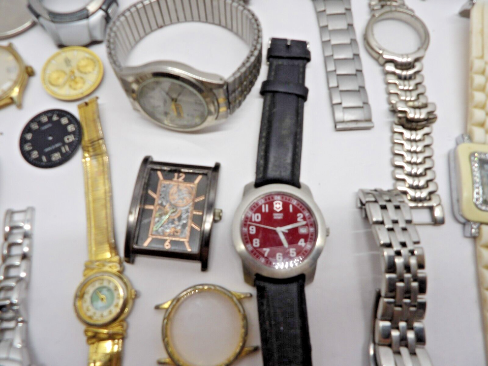 Vintage Lot Of 99 Watch Parts and Watches For Repair or Parts | eBay