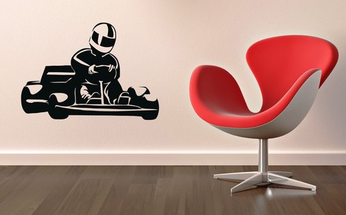Wall Sticker Vinyl Decal Karting Racing Sports Speed Kart (ig1179) | eBay