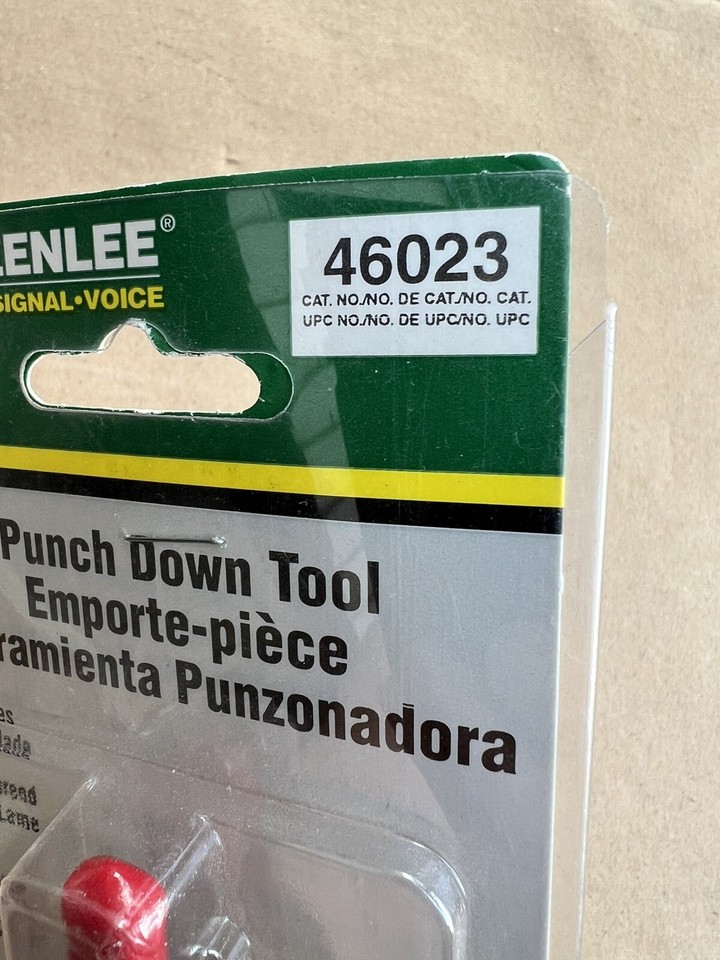 🇺🇸New Greenlee 46023 Punch Down Tool 110 Blade Data•Signal•Voice🇺🇸 | eBay