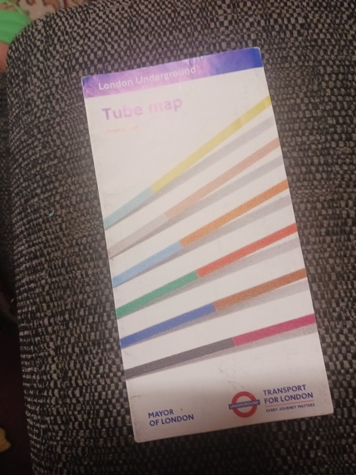 London Underground Tube Map. (. 2016. January. ) | eBay UK