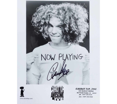 Carrot Top Signed 8x10 Photo Autograph Comedian Press Photo Authentic ...