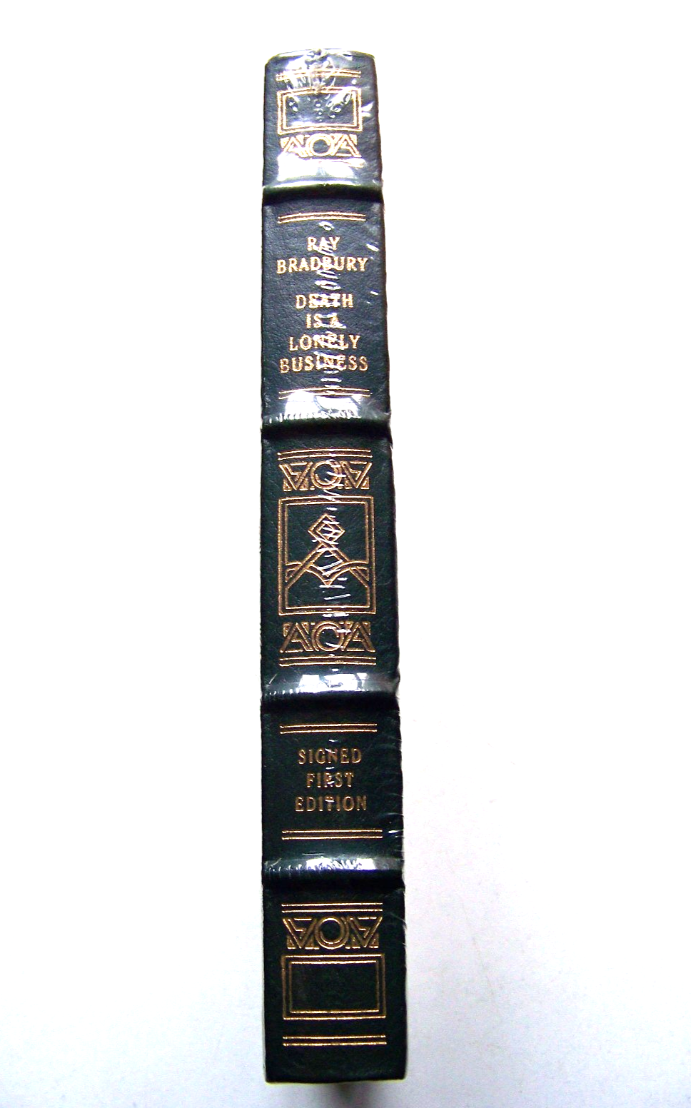 **NEW! SEALED! RAY BRADBURY SIGNED Franklin Library DEATH IS A LONEY ...