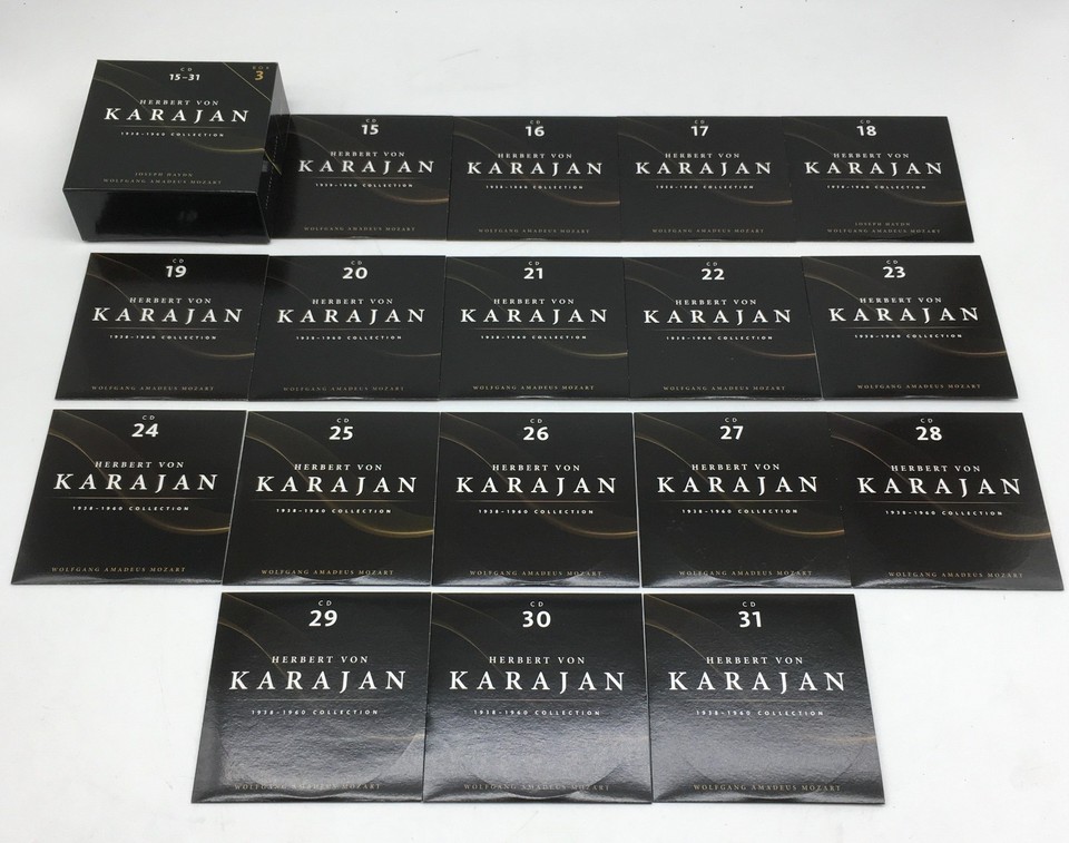 Herbert von Karajan 1938–1960 Collection 117 CD Box Set Brilliant ...