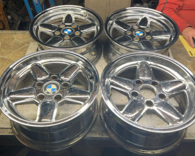 AC SCHNITZER BMW 5 Spoke Chrome Wheels 15"x7" Rims 5x120mm Set of 4 | eBay