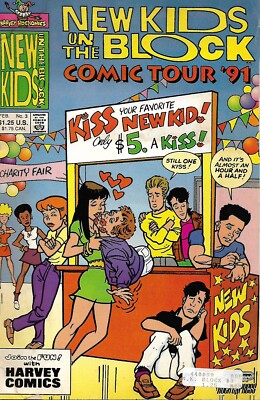 New Kids On The Block Comic Tour '91 No. 3 February 1991 Harvey | eBay