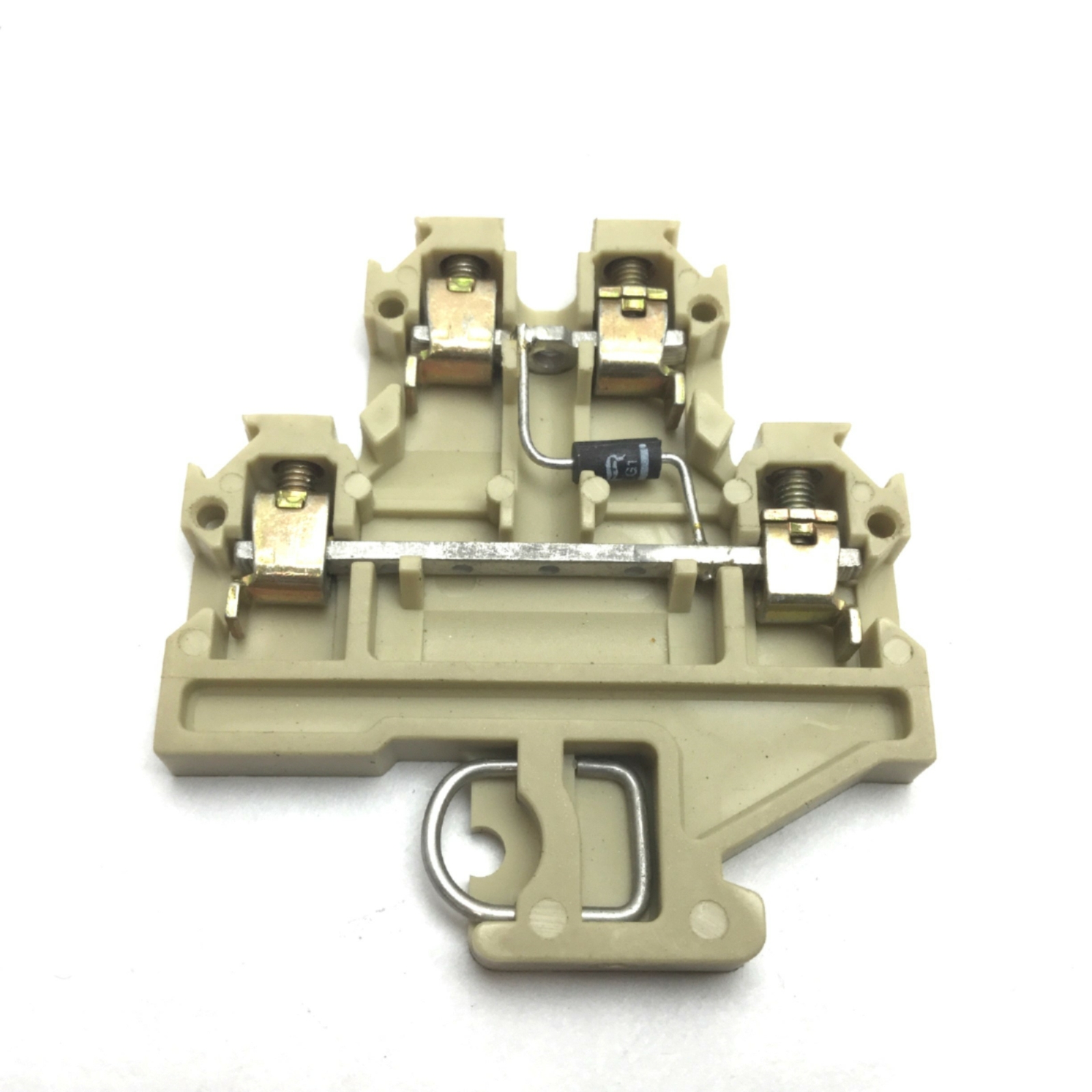 Lot of 6 Weidmuller DK4D Diode Terminal Block, Beige, 380V 10A, 22 ...