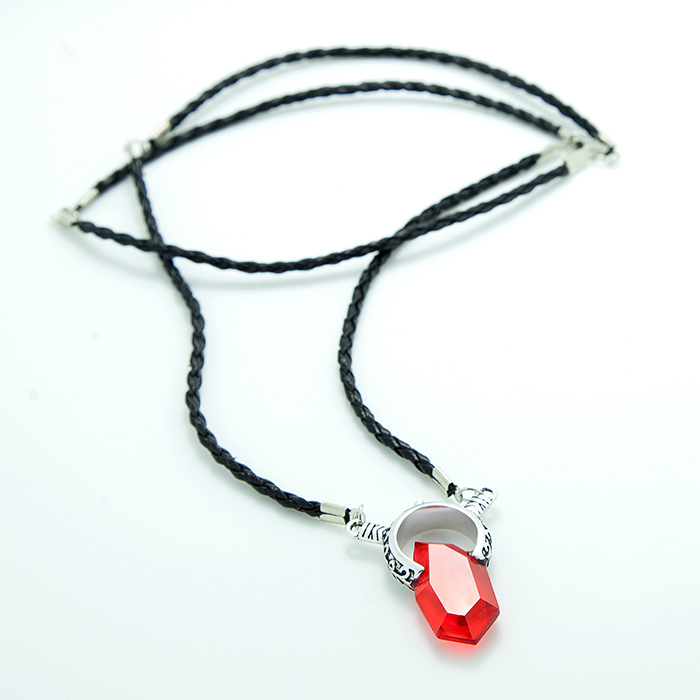 Quality DMC Devil May Cry 5 Red Crystal Cord Chain Pendant Necklace ...