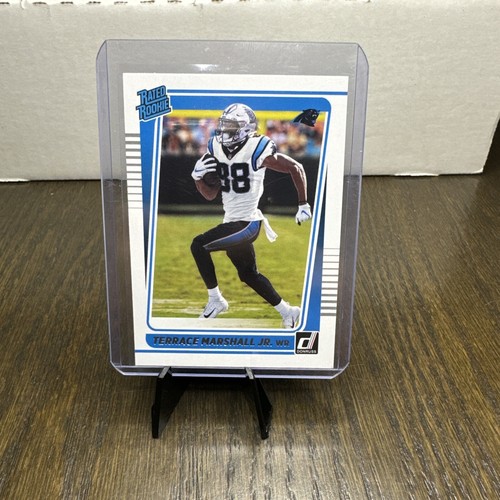 2021 Donruss Football Terrance Marshall Jr Rated Rookie #266 Panthers ...