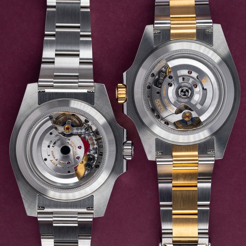 Spiralwinder Slim Sapphire Exhibition Caseback For Rolex Submariner and ...