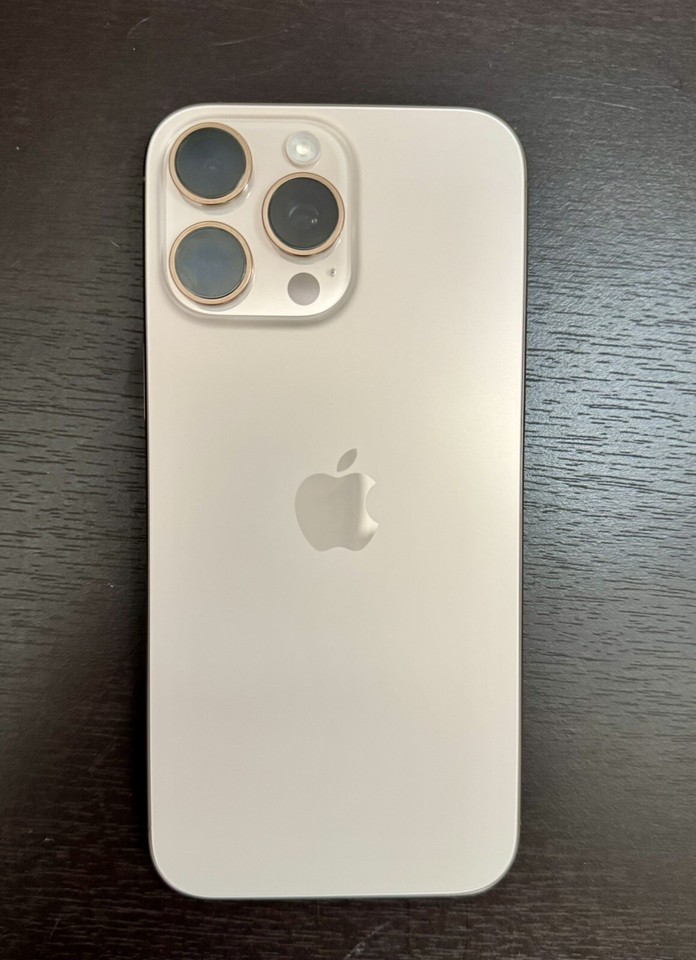 Apple iPhone 16 Pro Max - LOCKED- 256 GB - Desert Titanium | eBay