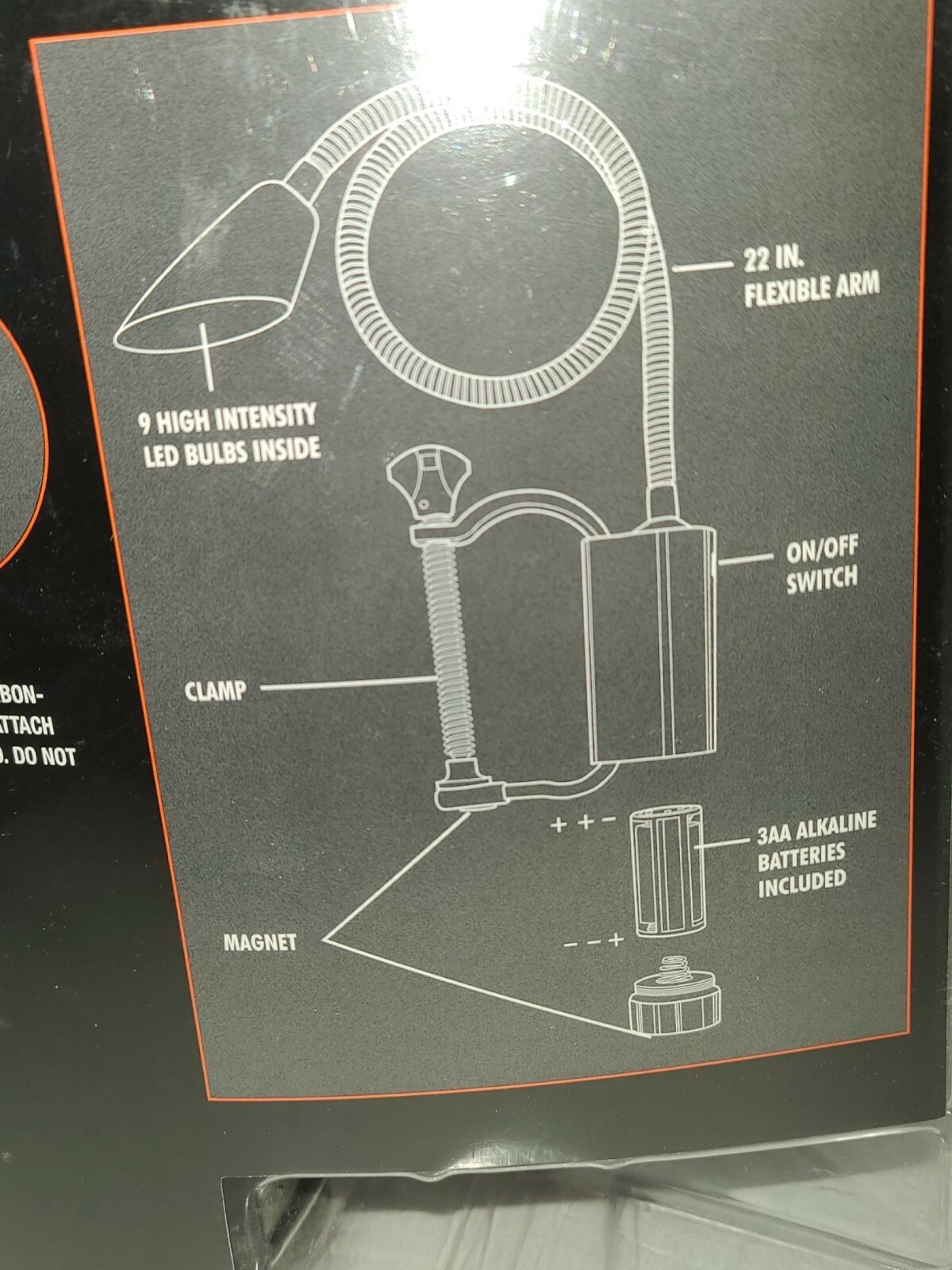 Tactix Portable LED Worklight Clamp Magnet Flexible Extender Arm | eBay