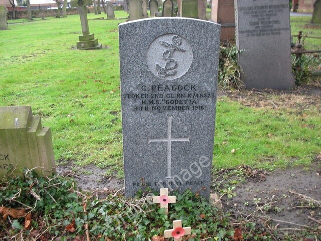 Photo 6x4 Commonwealth War Grave in Jarrow Cemetery (WW1-34) Charles ...