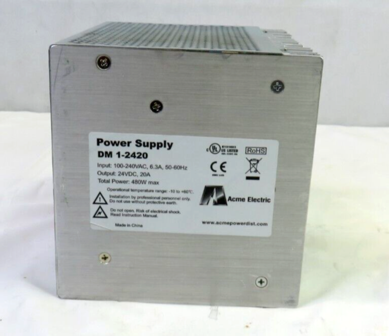 ACME ELECTRIC DM 1-2420 Power Supply, FOR PARTS/ REPAIR | eBay