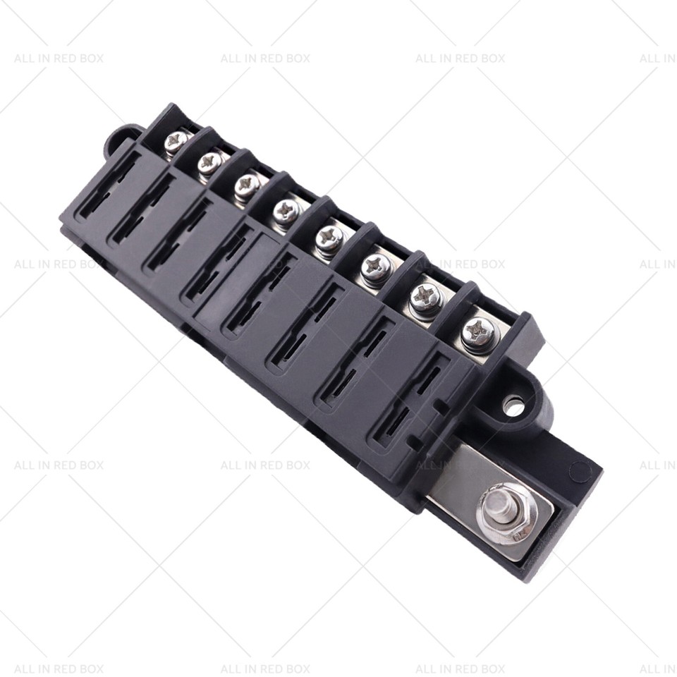 Weatherproof 8 Gang Fuse Box 32VDC 100A Terminal Holder Circuit for ATO ...