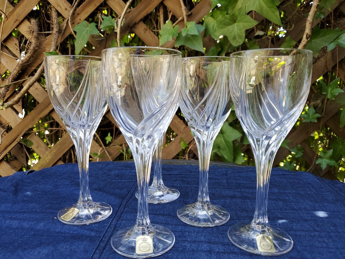 German Lead Crystal Wine Glasses