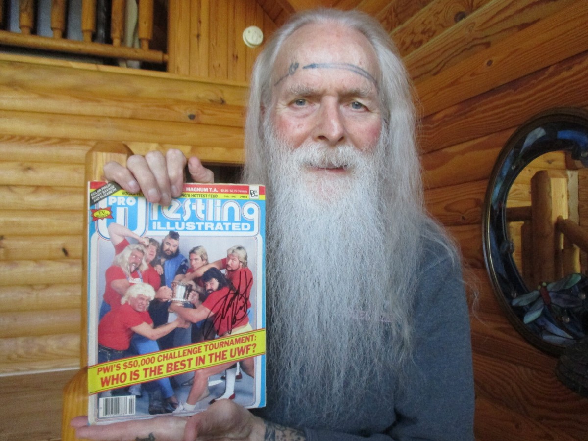 Jimmy Valiant Tattoos Signed WWE Hall Of Famer Handsome Jimmy Valiant