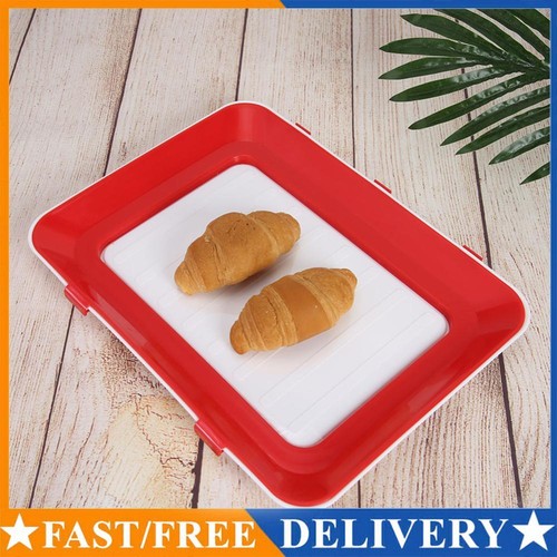 Fresh-Keeping Tray Reusable Food Plastic Detachable Flat Skinny Stack ...