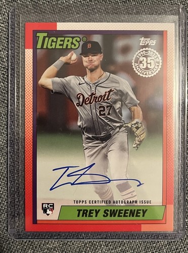2025 Topps Baseball Series 2 Trey Sweeney RC 1990 On-Card Auto #90B2 ...