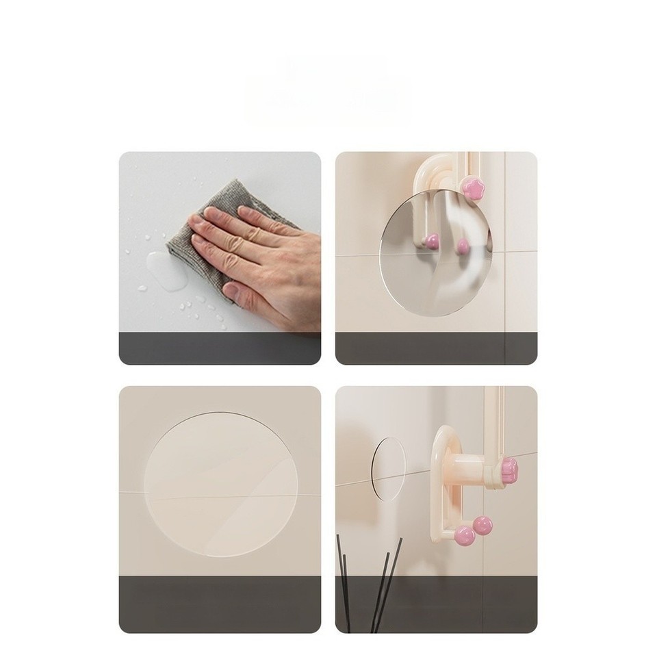 For Scrunchies Wall Hair Organizer For Bathroom Flexible Hanging Angles ...