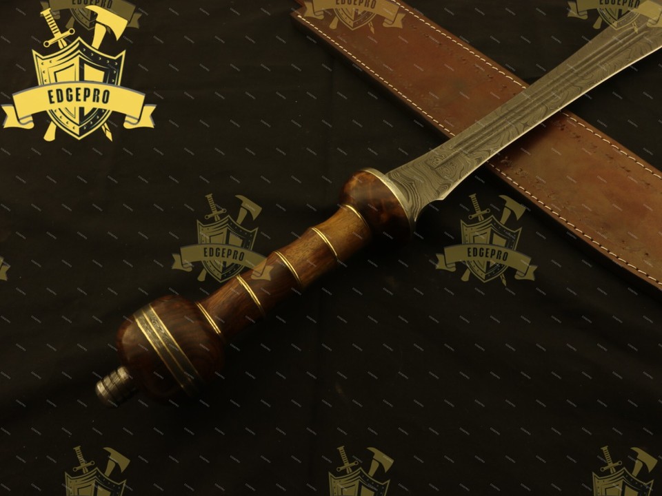 Roman Gladius Historical Custom Handmade Damascus Steel, Warrior Sword ...