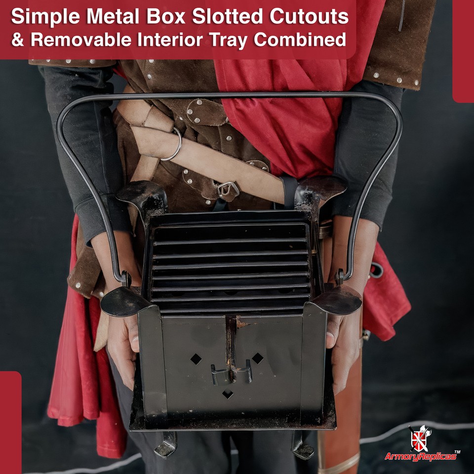 100% Hand Riveted Outdoor Ancient Roman Fire Pit Grill Heavy-Duty ...