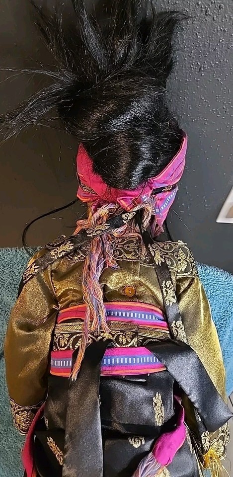 Beautiful *RARE* DWI SAPTONO 36in Porcelain Sitting Doll Masterpiece ...